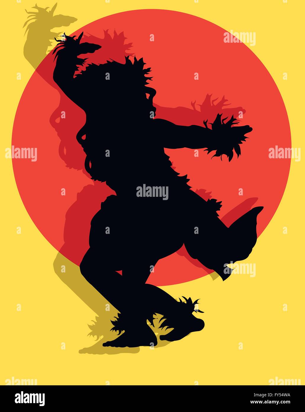 Polynesian dance woman Stock Vector Images - Alamy