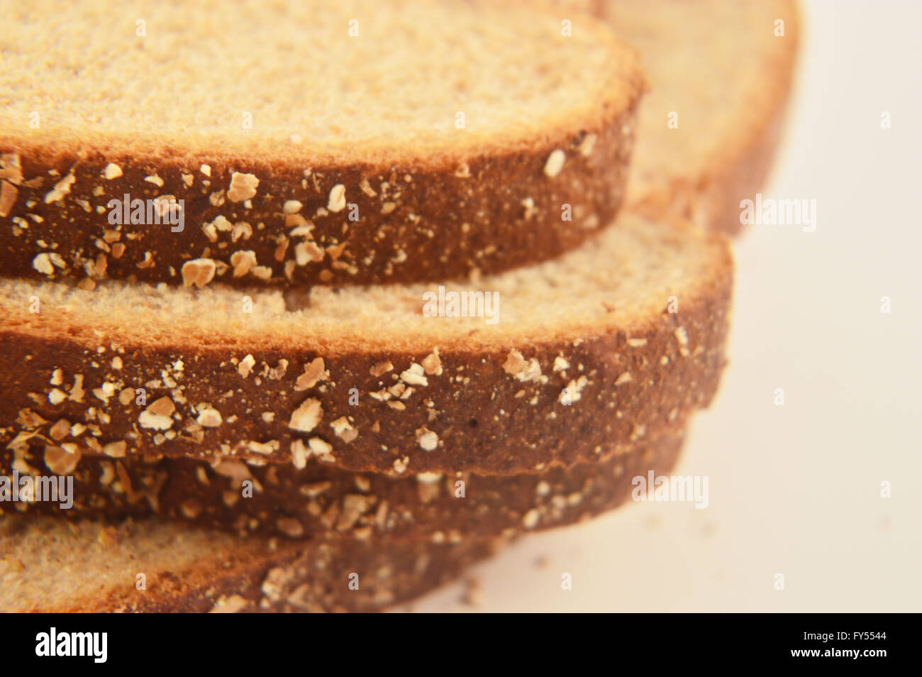Whole grain bread slices Stock Photo - Alamy