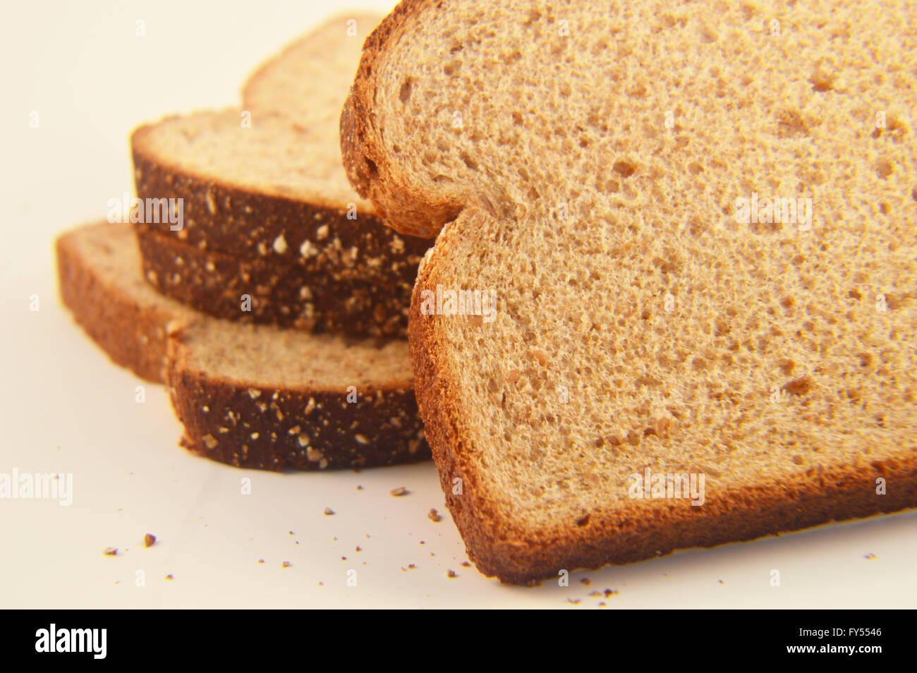 Brown Sliced Bread Stock Photo - Alamy