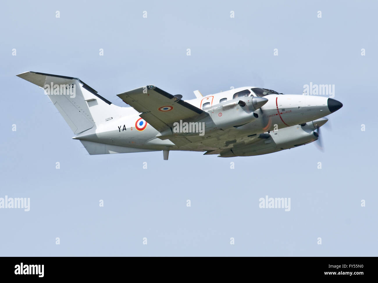 Embraer EMB 121 Xingu 072 YA French Navy, Aeronavale Marine Stock Photo ...