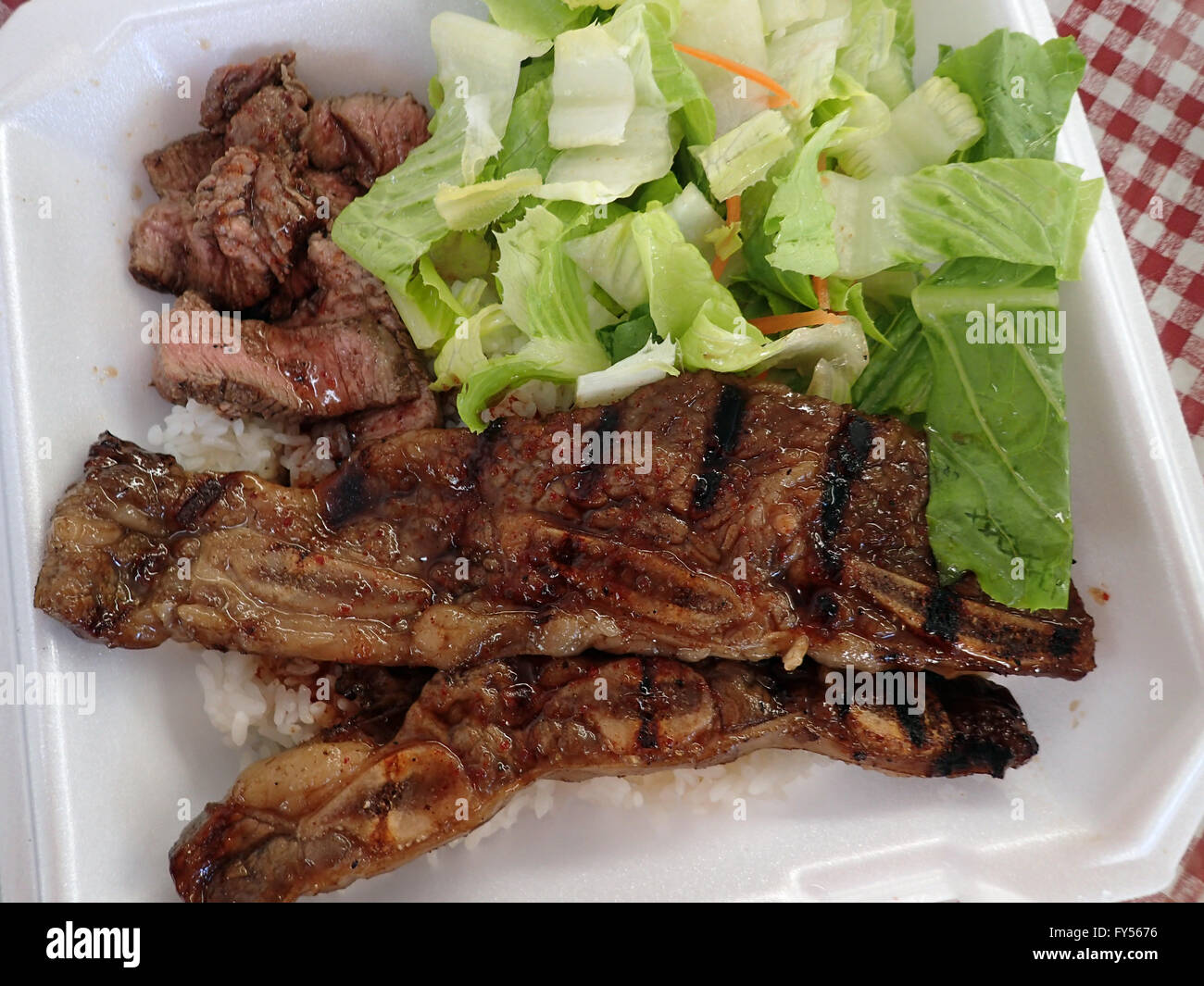 Kalbi Plate Lunch