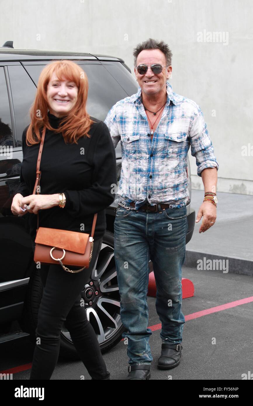 Bruce Springsteen aka The Boss and his wife Patti Scialfa at Mayfield ...