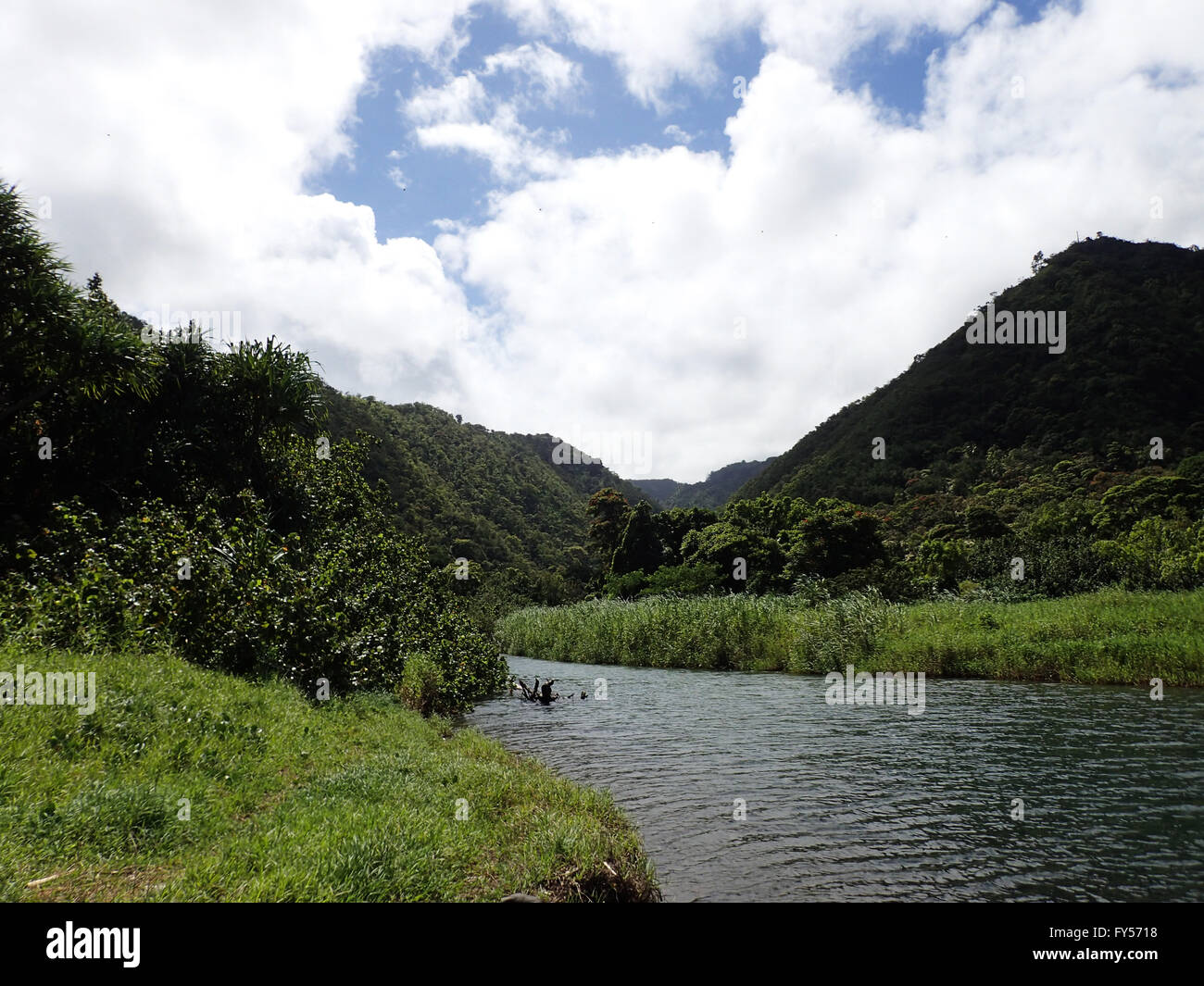 River leading to waterfall hi-res stock photography and images - Alamy