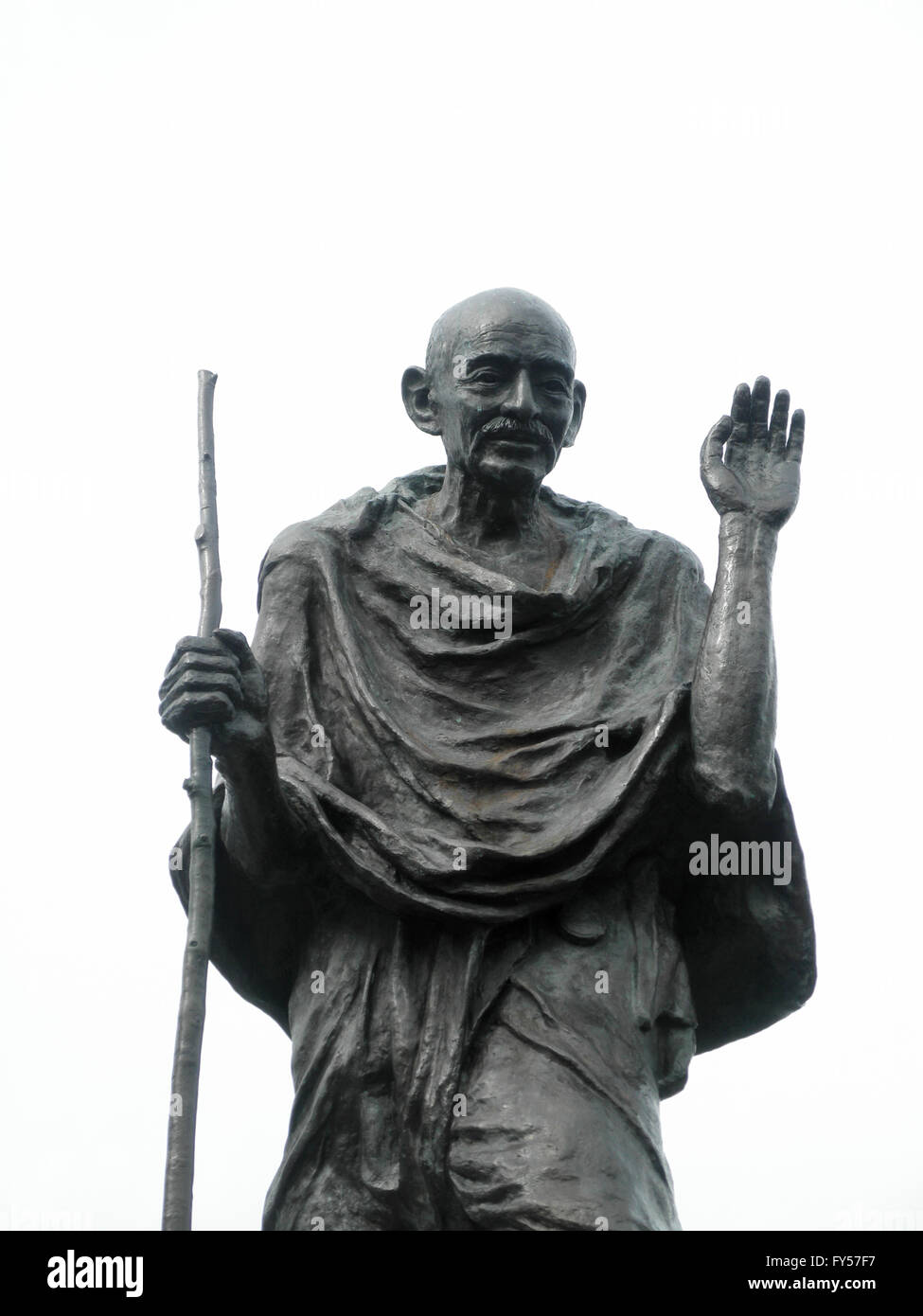 Statue of Ghandi in the embarcadero center, San Francisco, California ...