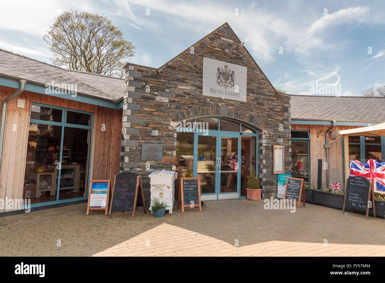 Rhug Estate organic cafe in Corwen North Wales the estate and home of ...