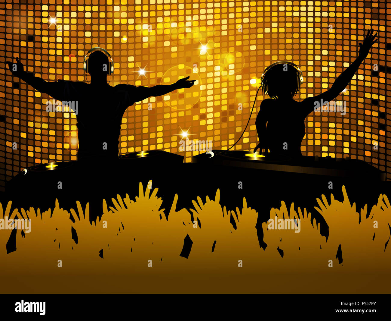 Dj decks art hi-res stock photography and images - Alamy