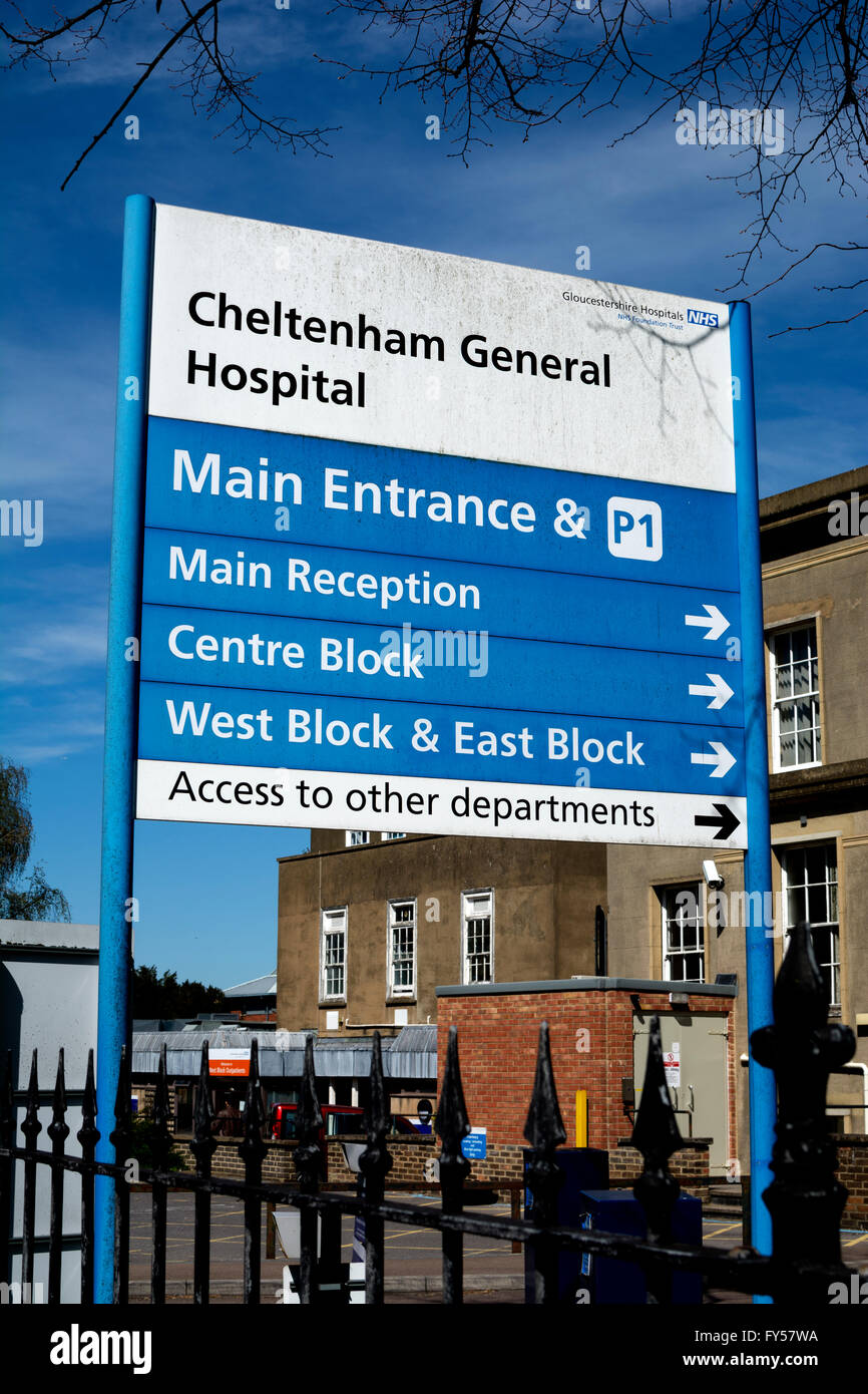 Cheltenham General Hospital, Cheltenham, Gloucestershire, England, UK ...