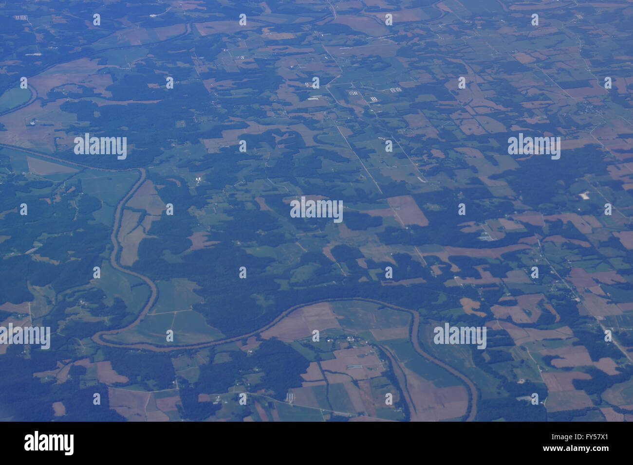 Aerial photograph of farms hi-res stock photography and images - Alamy