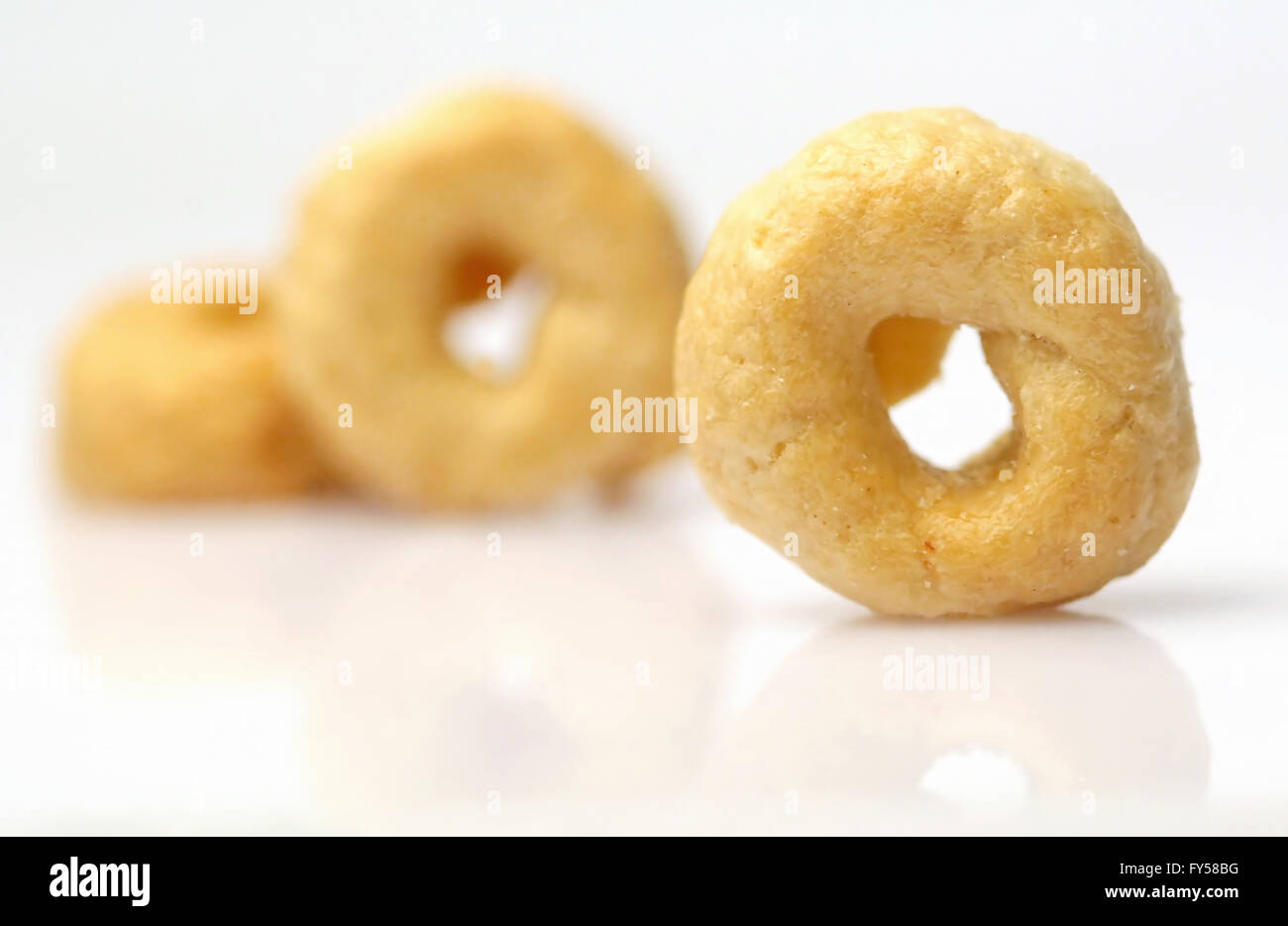 Traditional italian tarallucci snack on white background Stock Photo ...
