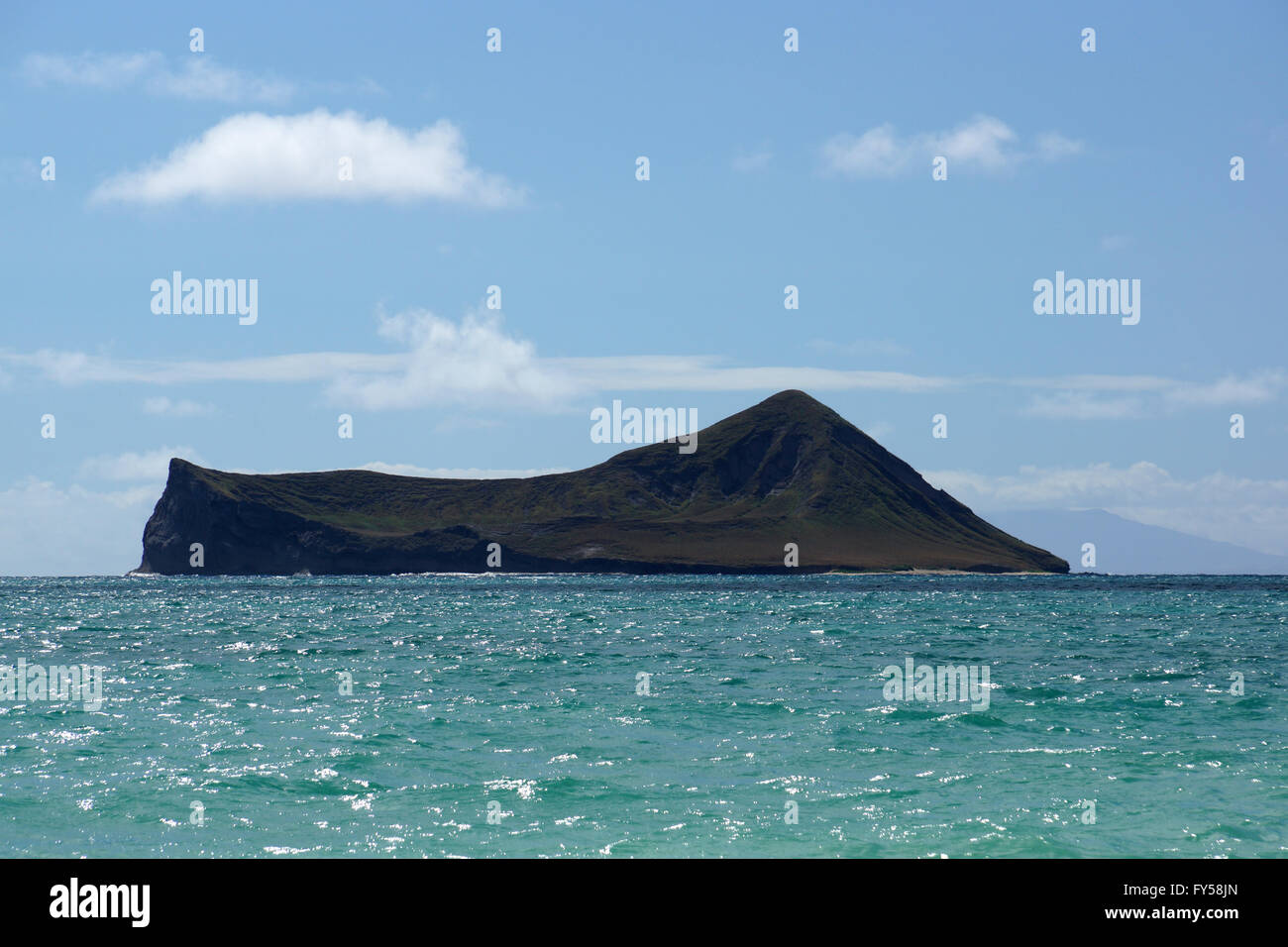 Manana (Rabbit) Island in Waimanalo Bay on Oahu, Hawaii Stock Photo - Alamy