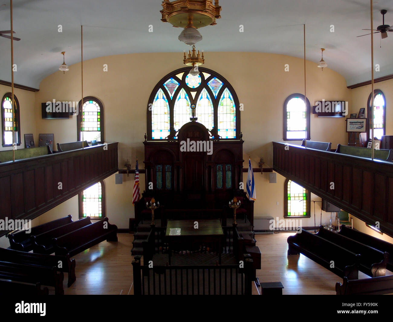 Inside Maine Jewish Museum - Historic Etz Chaim Synagogue built in the ...