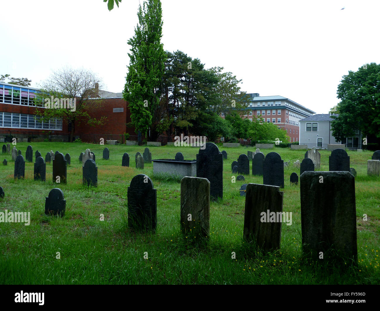 The burying point cemetery salem hi-res stock photography and images - Alamy