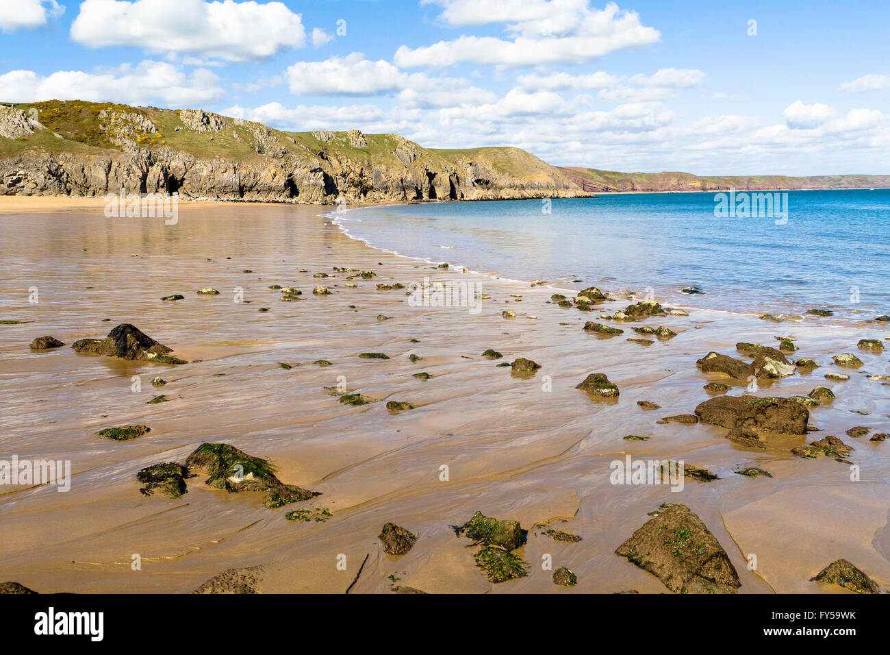 Barafundle bay hi-res stock photography and images - Alamy