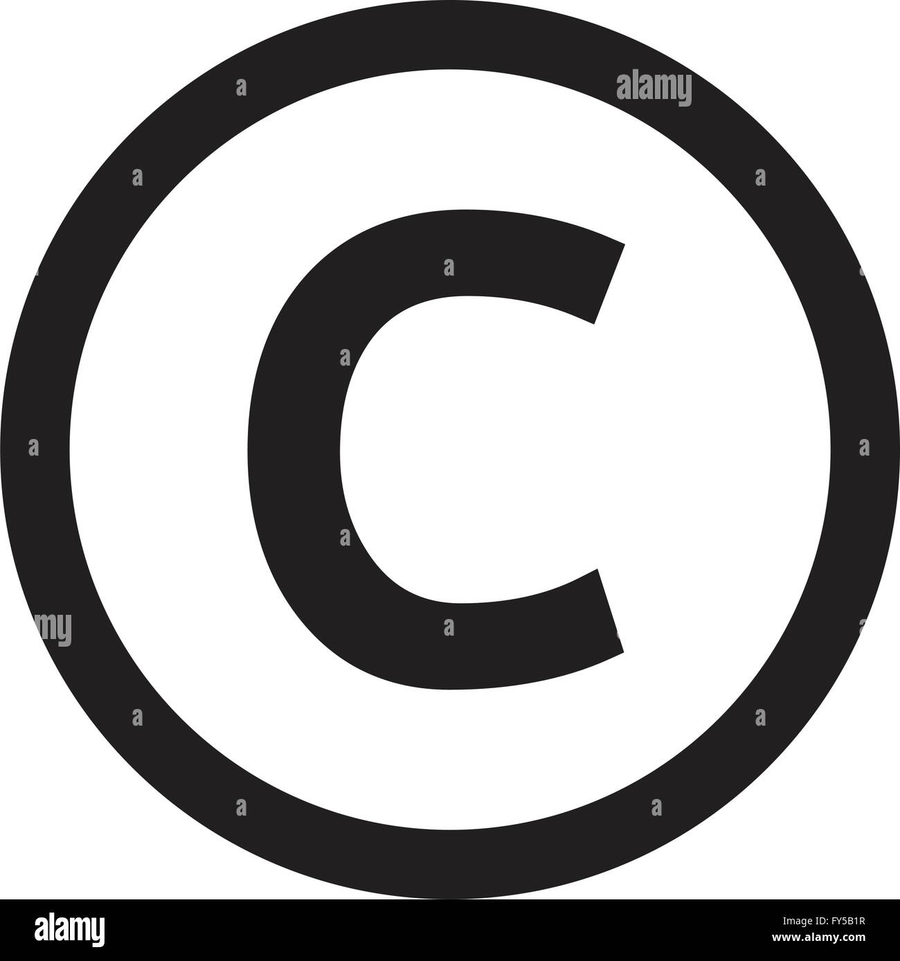 Basic font for letter C icon Illustration design Stock Vector Image ...