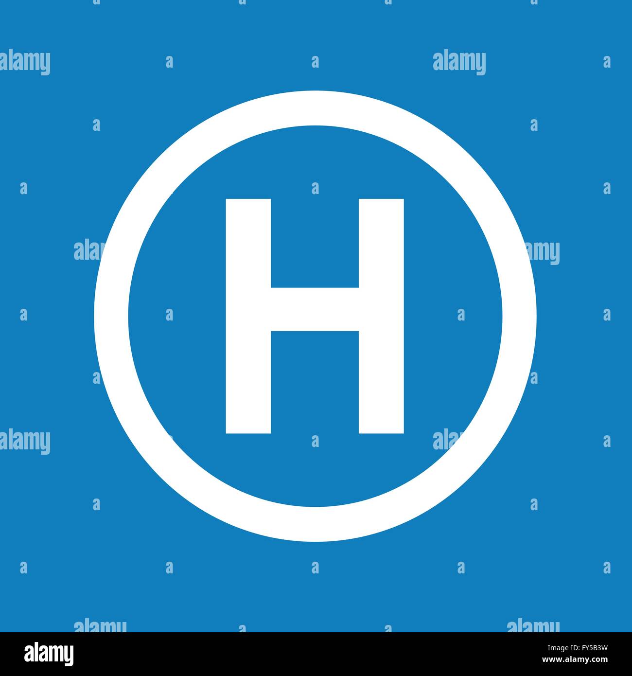 Basic font for letter H icon Illustration design Stock Vector Image ...