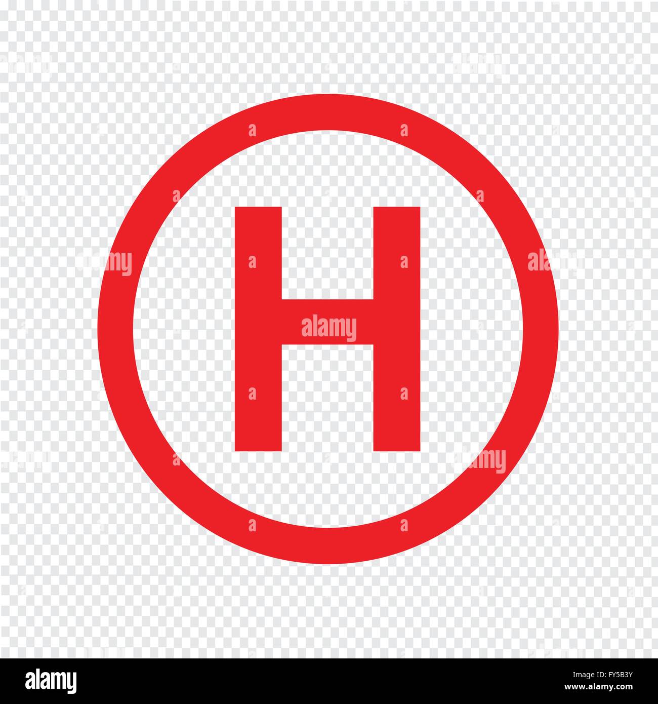 Basic font for letter H icon Illustration design Stock Vector Image ...