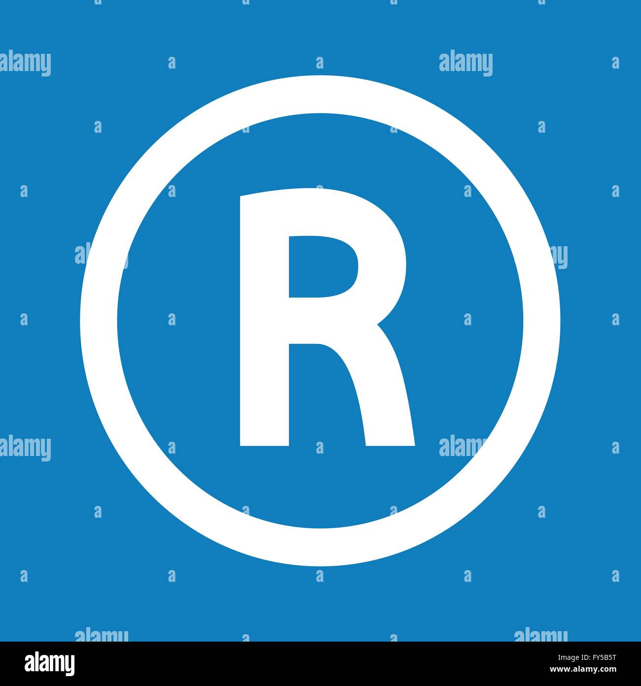 Basic font letter R icon Illustration design Stock Vector Image & Art ...