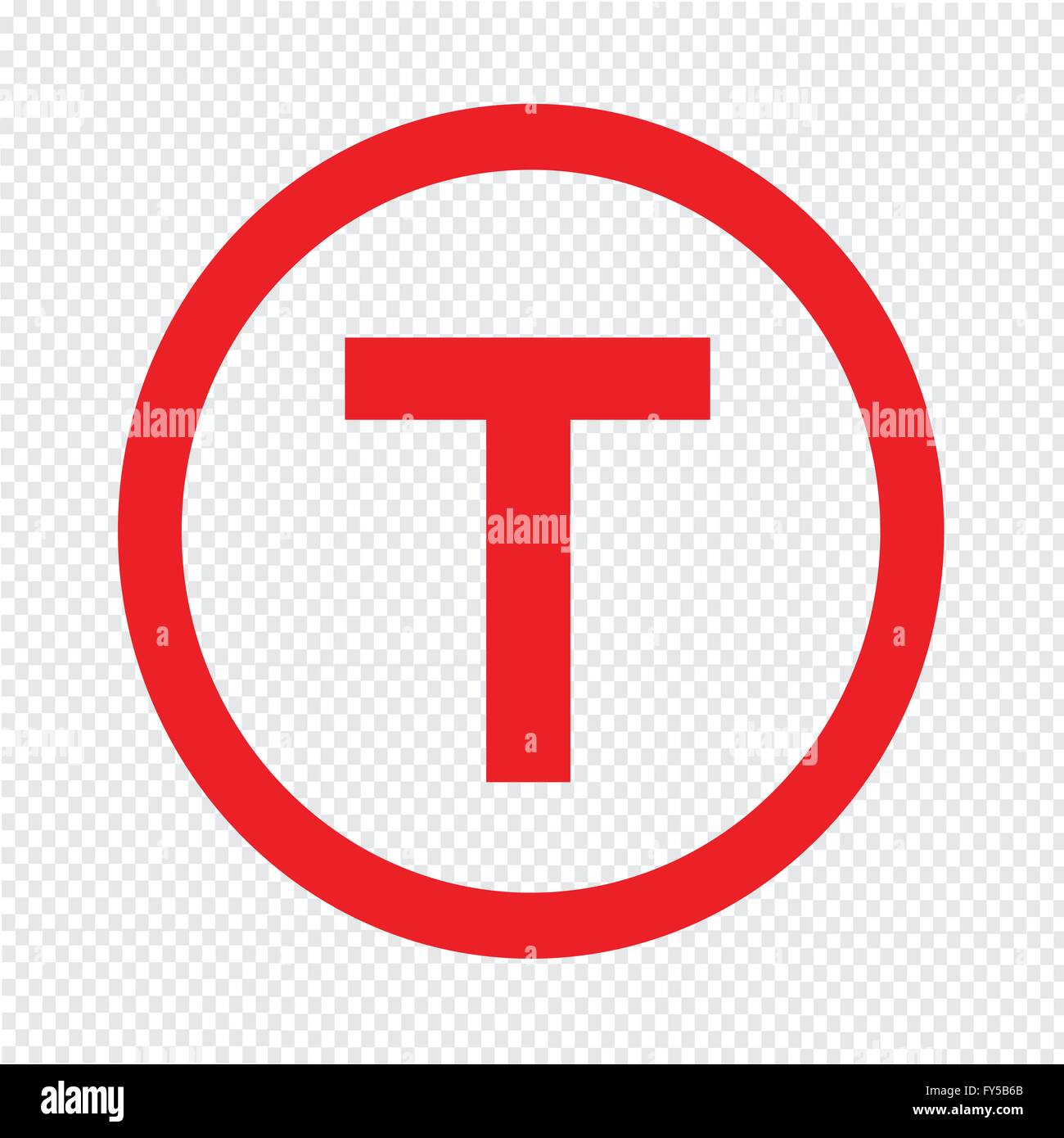 Basic font letter T icon Illustration design Stock Vector Image & Art ...