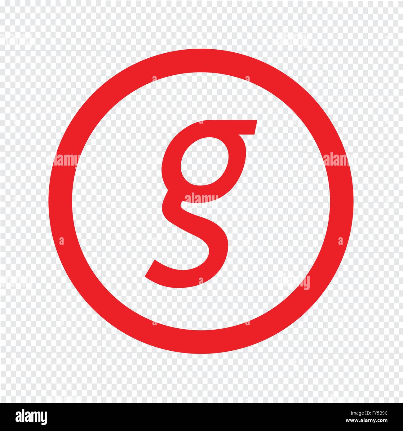 Basic font letter g icon Illustration design Stock Vector Image & Art ...