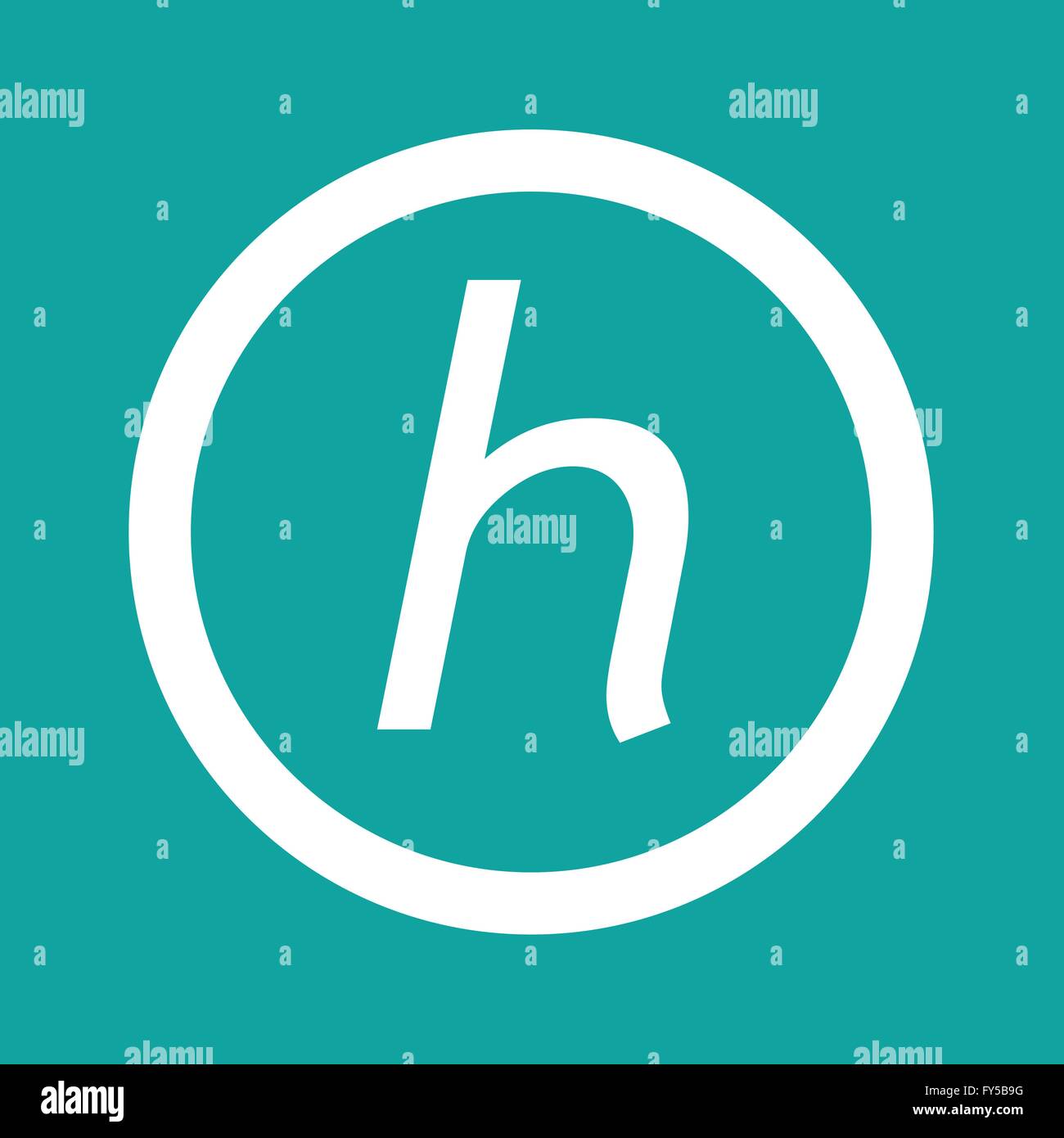Basic font letter h icon Illustration design Stock Vector Image & Art ...