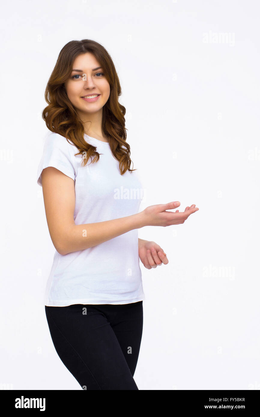 Portrait of beautiful woman Stock Photo - Alamy