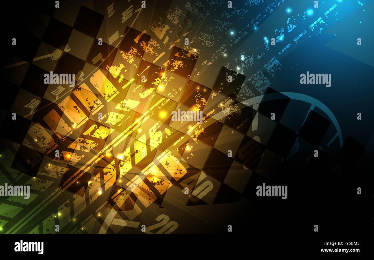 Racing square background, vector abstraction in racing car track Stock ...