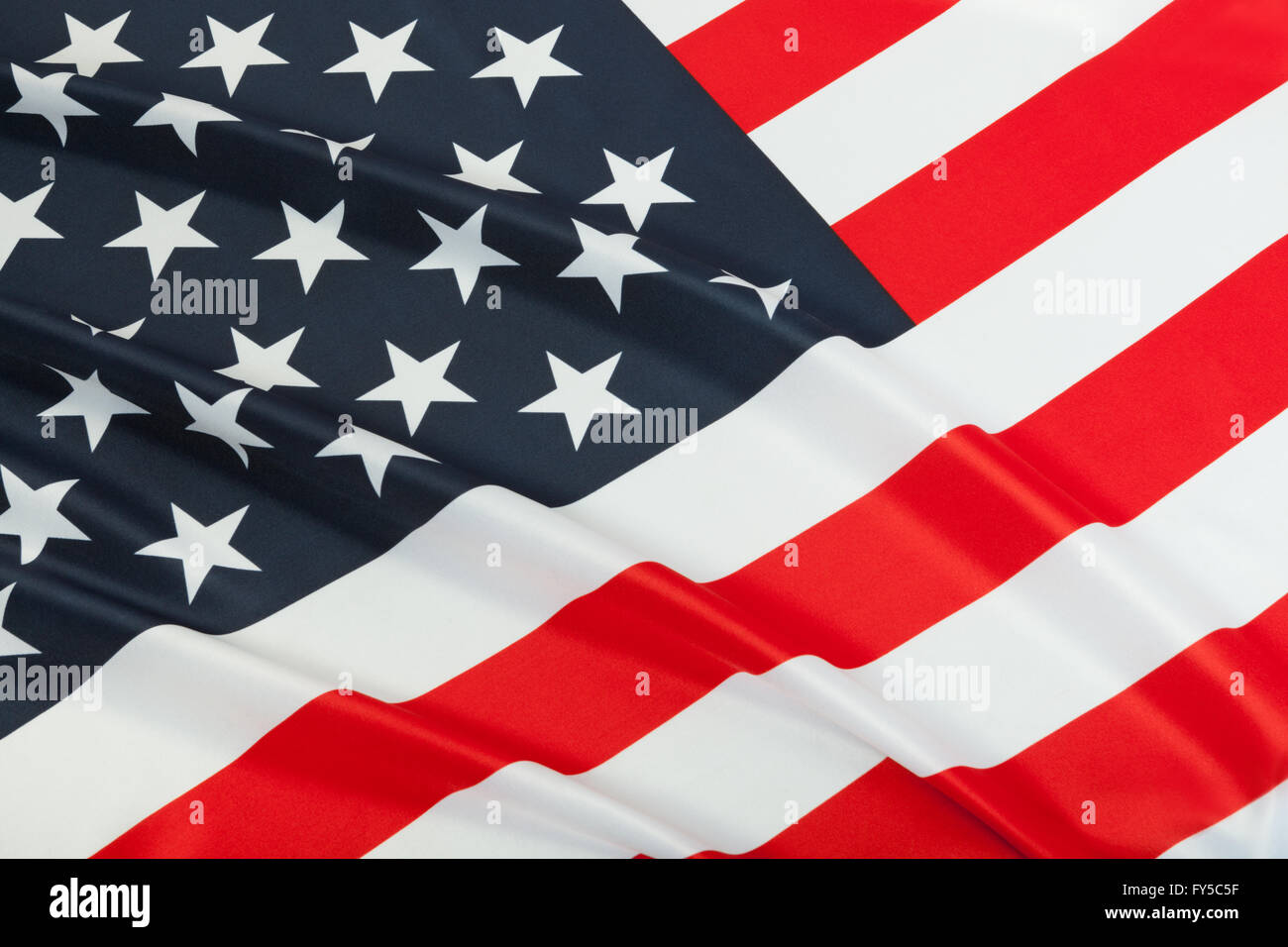 Neat flag blowing in the wind. Part of national flags series - USA ...