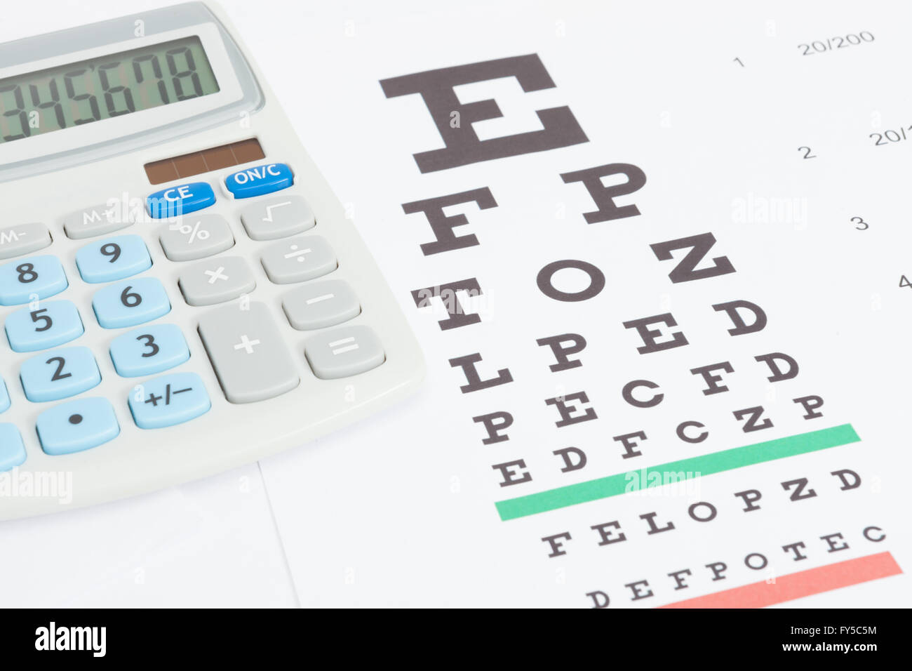 Visual calculator hi-res stock photography and images - Alamy