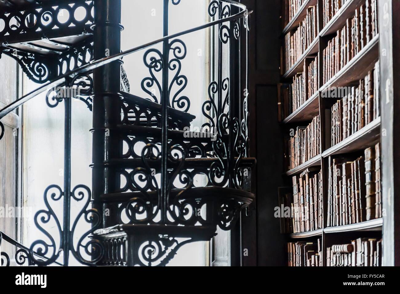 The Trinity Library of Trinity College in Dublin is one of the oldest ...