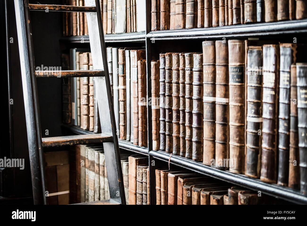 The Trinity Library of Trinity College in Dublin is one of the oldest ...