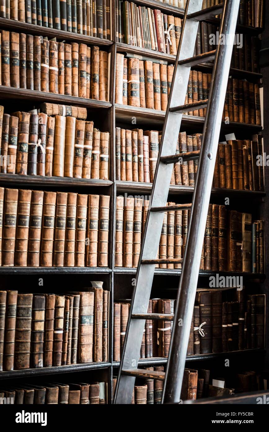 The Trinity Library of Trinity College in Dublin is one of the oldest ...