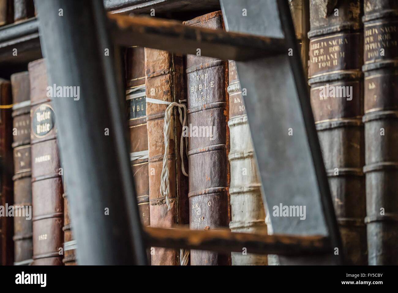 The Trinity Library of Trinity College in Dublin is one of the oldest ...