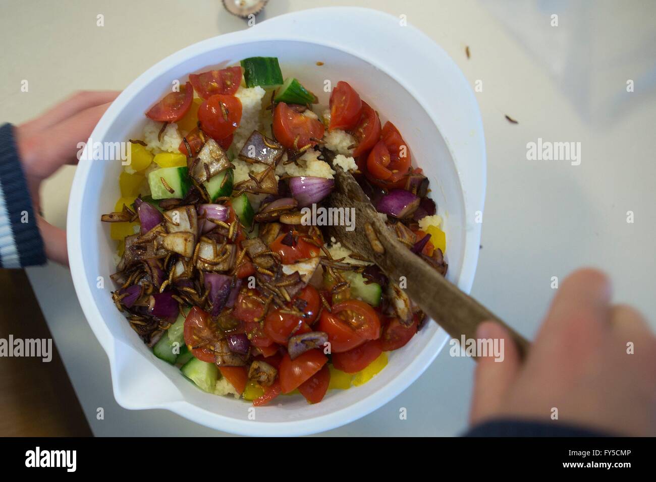cooking insects as a new protein source Stock Photo - Alamy