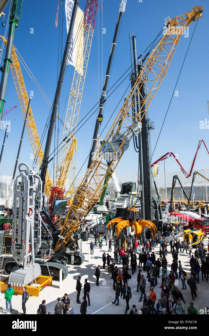 bauma 2016 exhibition: Liebherr, largest stand with 14,000 m², Munich ...