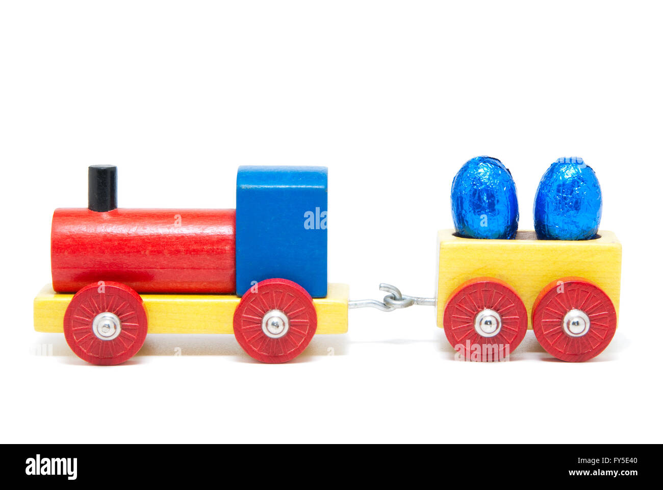 Black and red steam locomotive Cut Out Stock Images & Pictures - Alamy