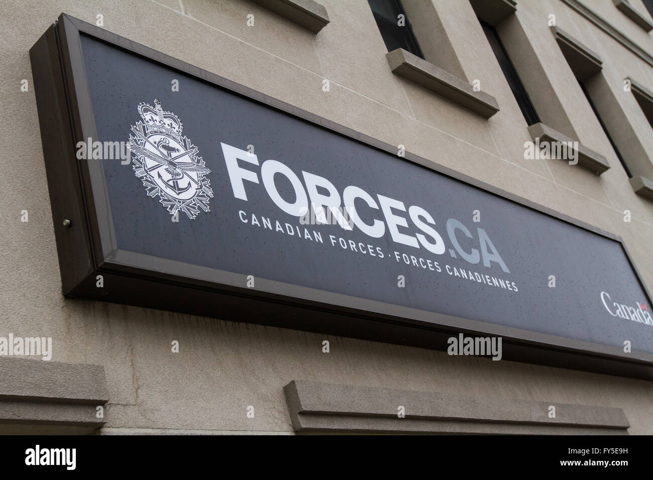 Canadian Forces recruiting centre in downtown Kingston, Ont., on ...