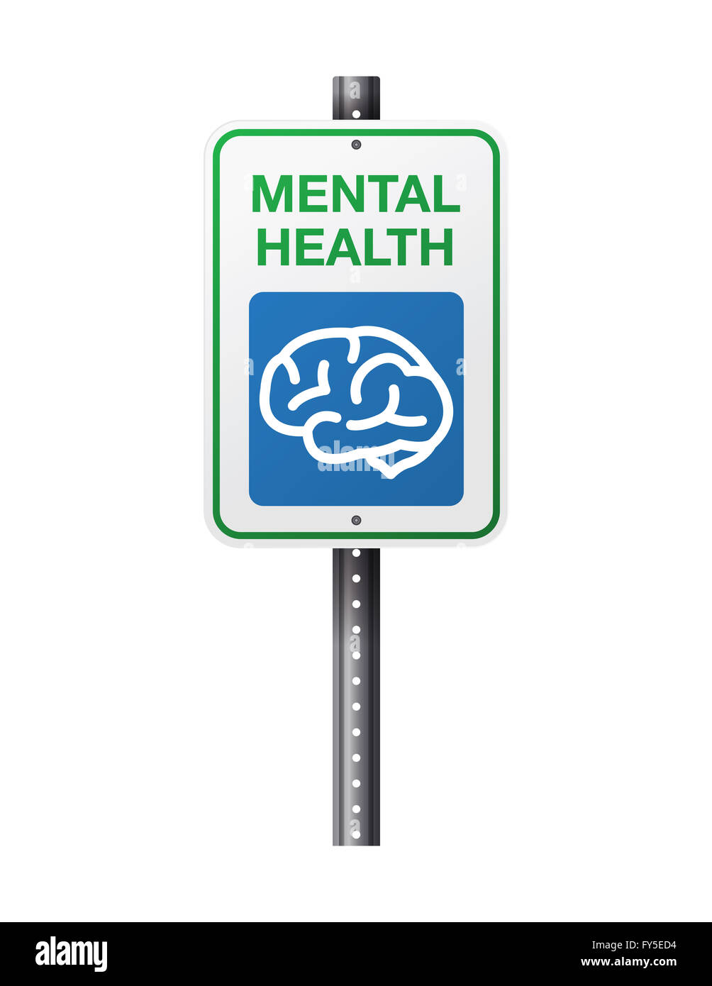 A street sign parking lot sign for Mental Health Stock Photo - Alamy