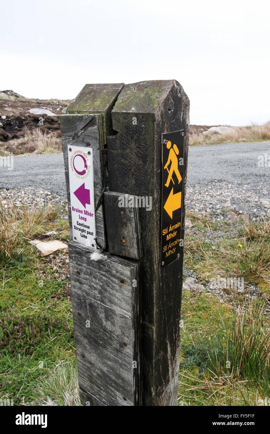 Walking route signs hi-res stock photography and images - Alamy