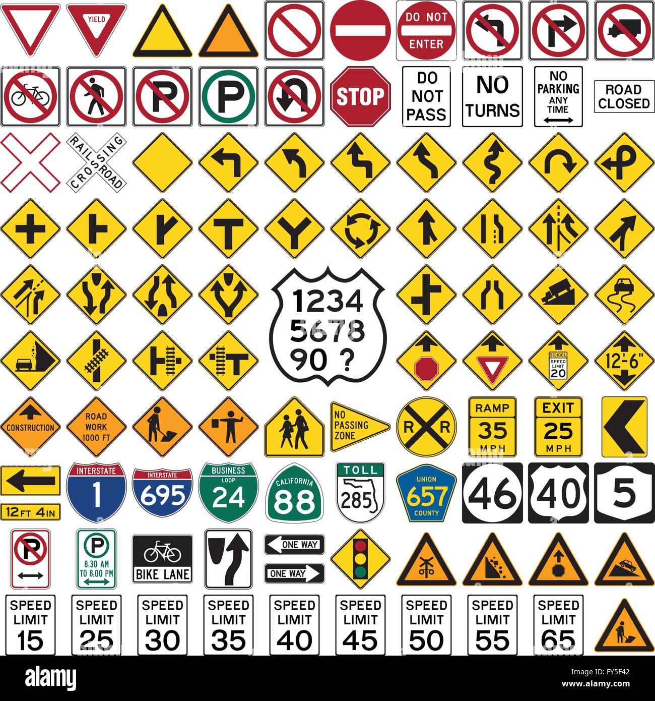 Red parking sign on Stock Vector Images - Alamy