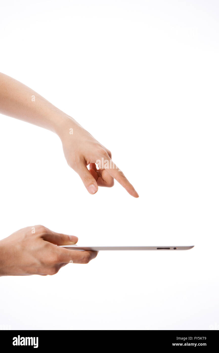 Finger marking Cut Out Stock Images & Pictures - Alamy