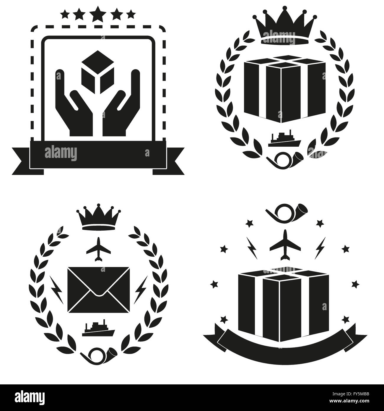 Commerce express delivery free Cut Out Stock Images & Pictures - Alamy