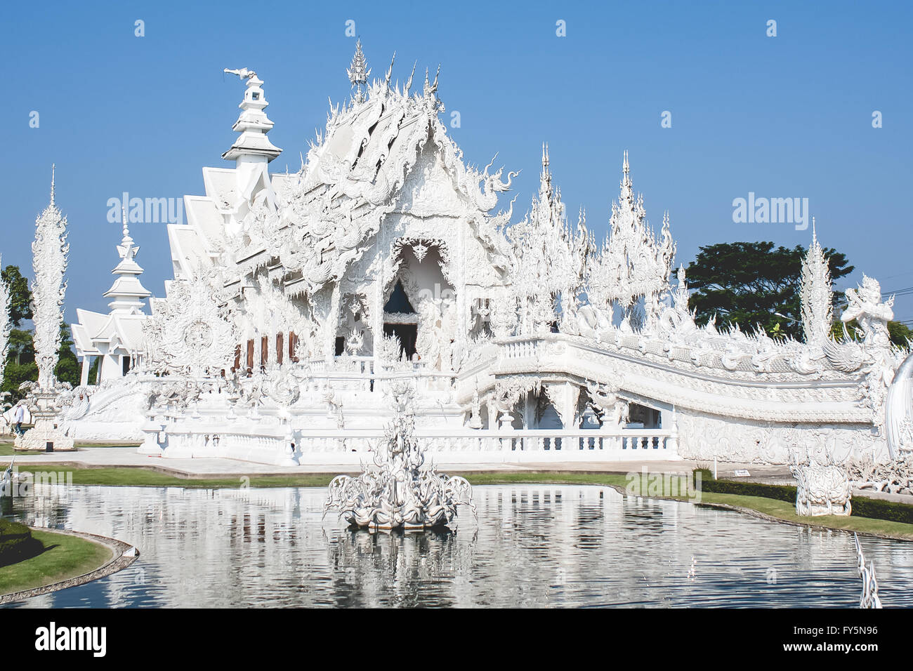 White Building Architecture Stock Photo - Alamy