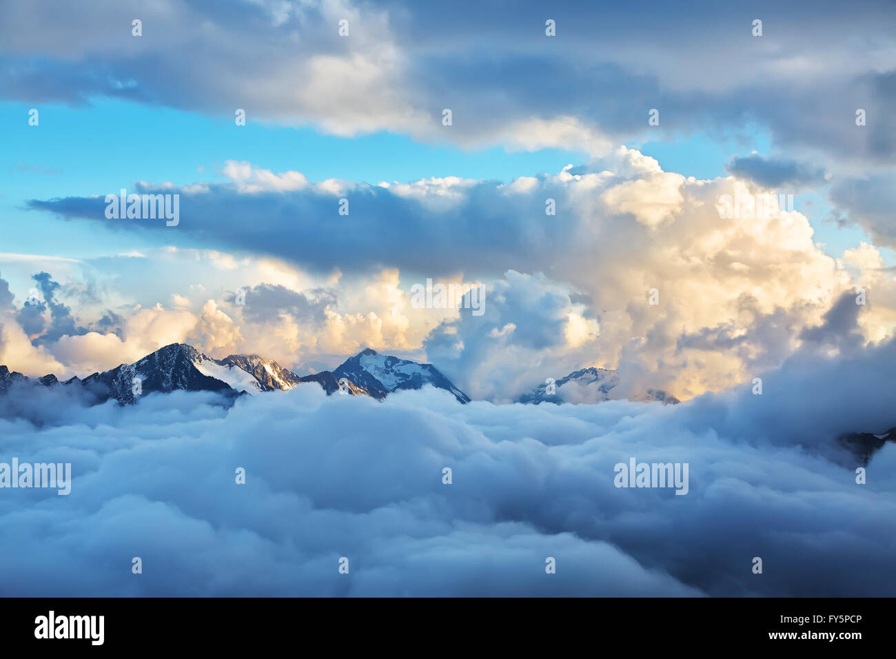 alpine mountain landscape Stock Photo - Alamy