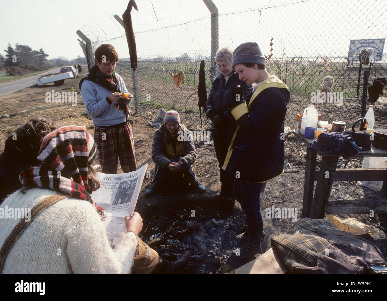 In 1981 the Greenham Common women's protest camp was established to ...