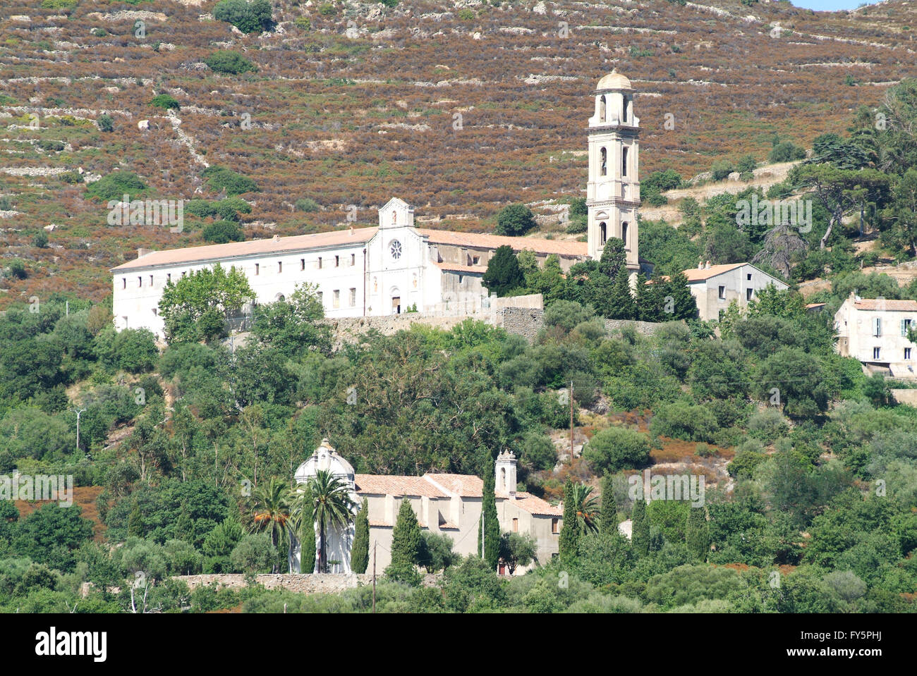 The convent near San Antonio on Corsica island, France Stock Photo - Alamy