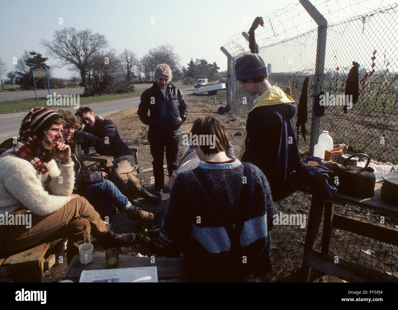 In 1981 the Greenham Common women's protest camp was established to ...