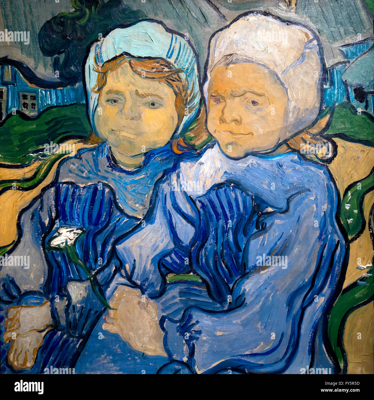 Two Girls, Out of Temper, Deux fillettes, by Vincent van Gogh, 1890 ...