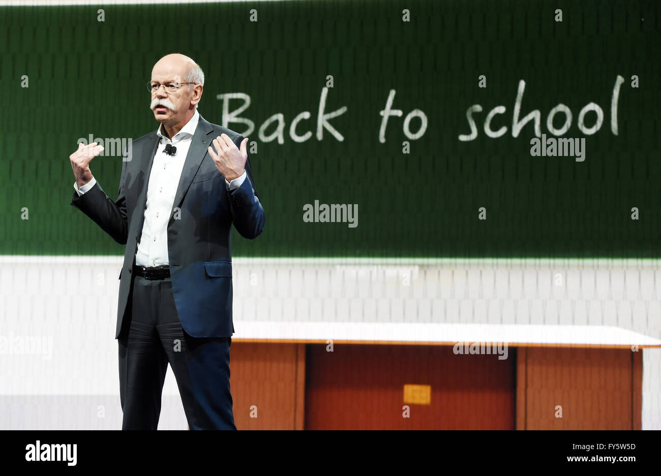 Detroit, Michigan, USA. 10th Jan, 2016. Dieter Zetsche, CEO of Daimler ...