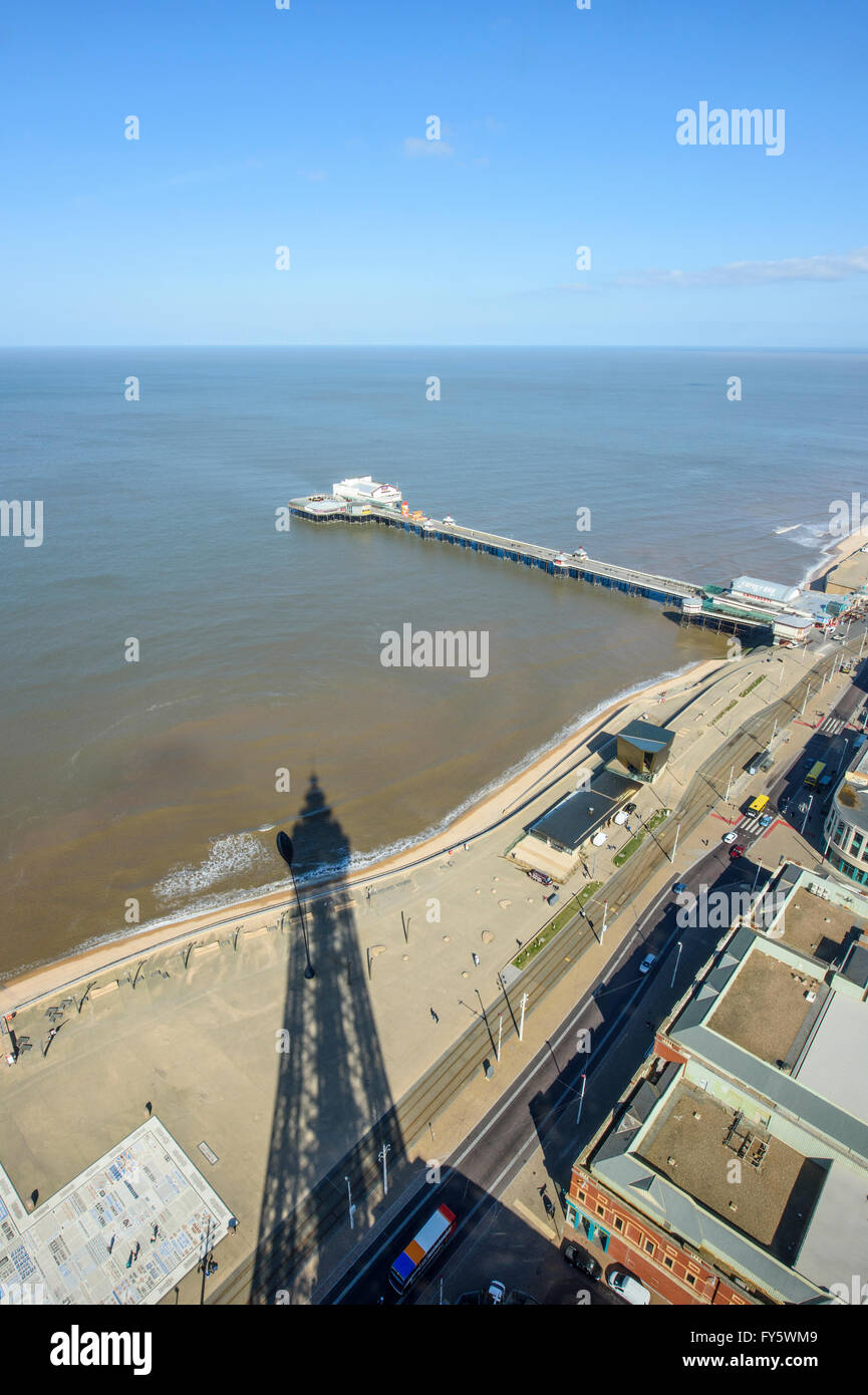 View from the top of blackpool tower hi-res stock photography and ...