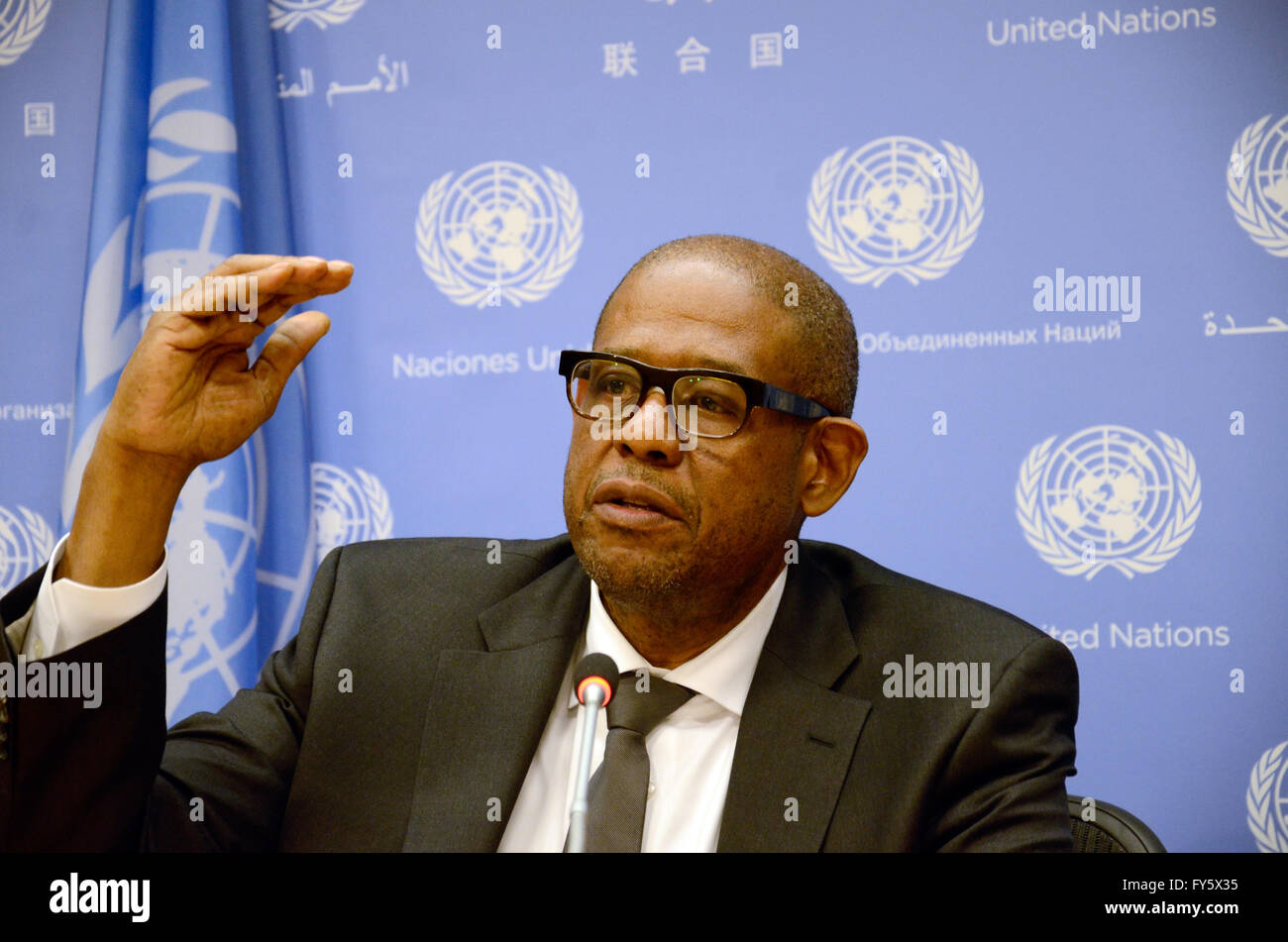 Actor and UNESCO Goodwill Ambassador Forest Whitaker calls for the ...